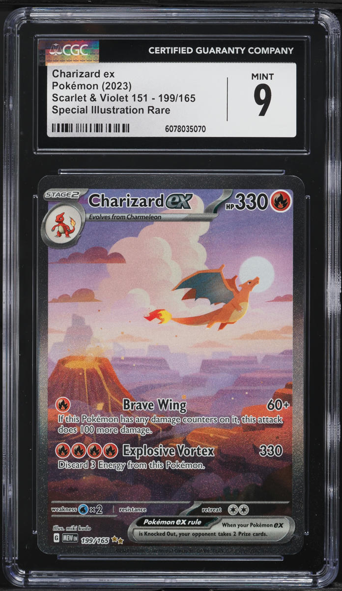 2023 Pokemon Scarlet & Violet 151 SIR Charizard EX #199 CGC 9 MINT on ...