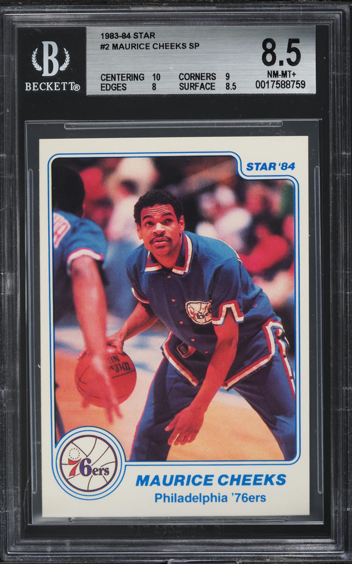 1983 Star Basketball Maurice Cheeks SP #2 BGS 8.5 NM-MT+ on Fanatics ...