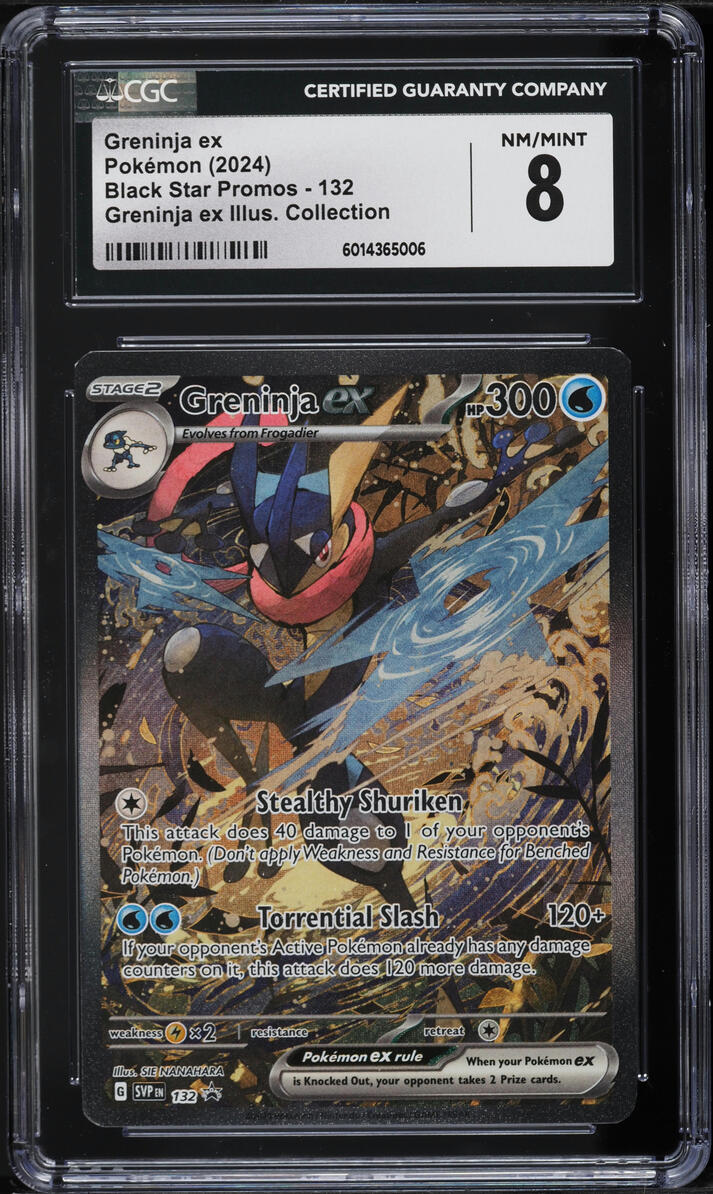 2024 Pokemon SV Black Star Promo EX Special Illustration Greninja ex #132 CGC 8 on Fanatics Collect