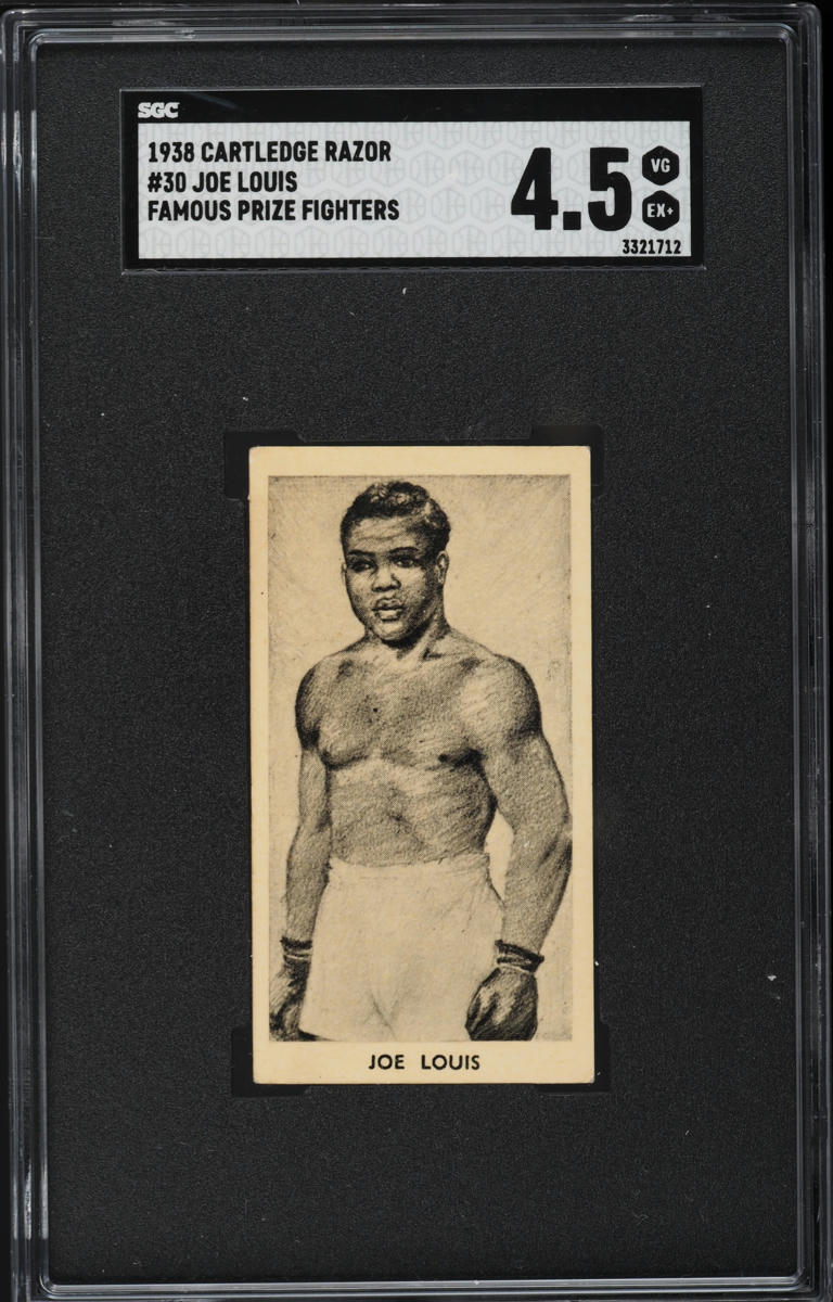 1938 F.C. Cartledge Famous Prize Fighters Joe Louis #30 SGC 4.5 VGEX+ ...