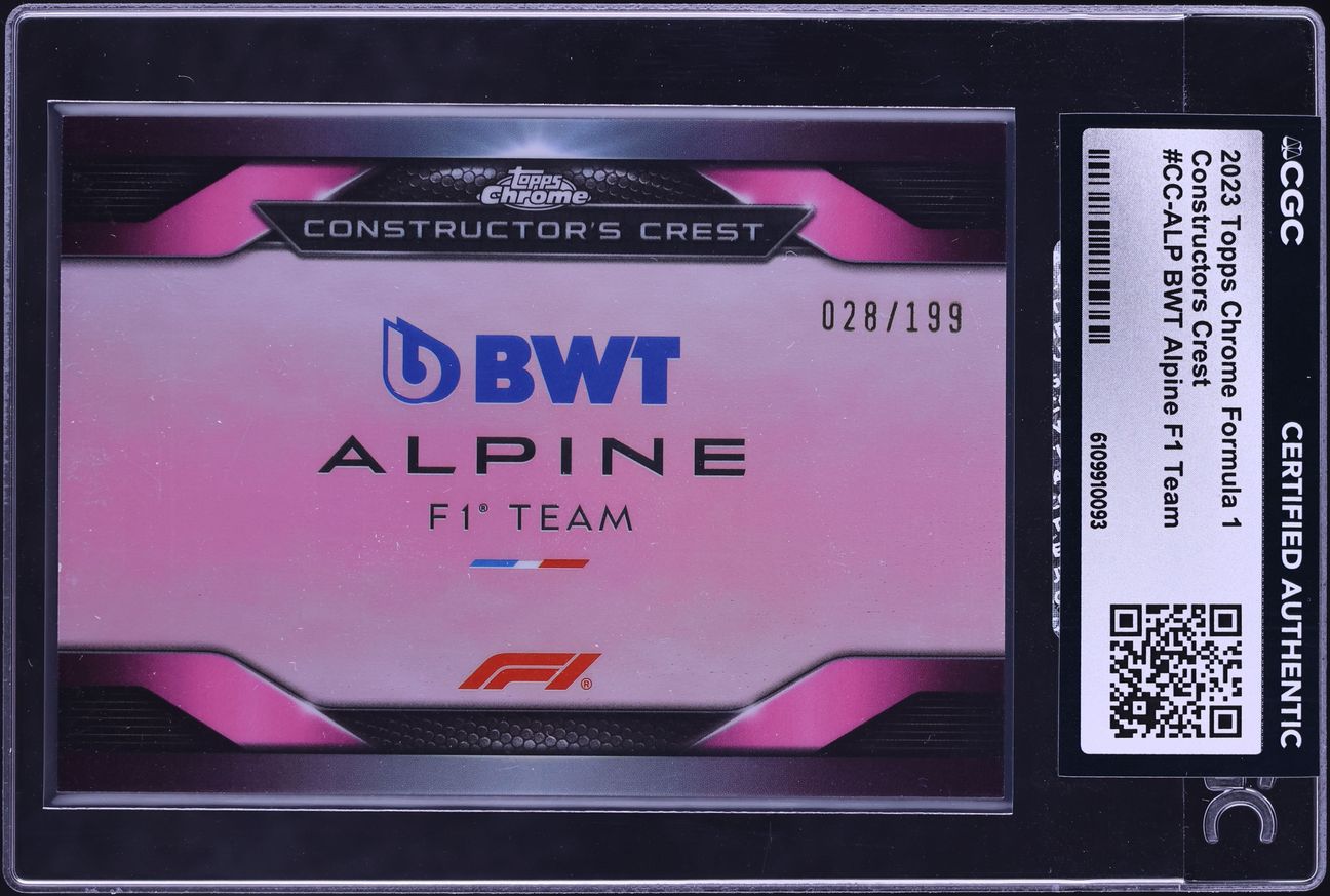 2023 Topps Chrome Formula 1 F1 Constructors Crest BWT Alpine F1 Team ...