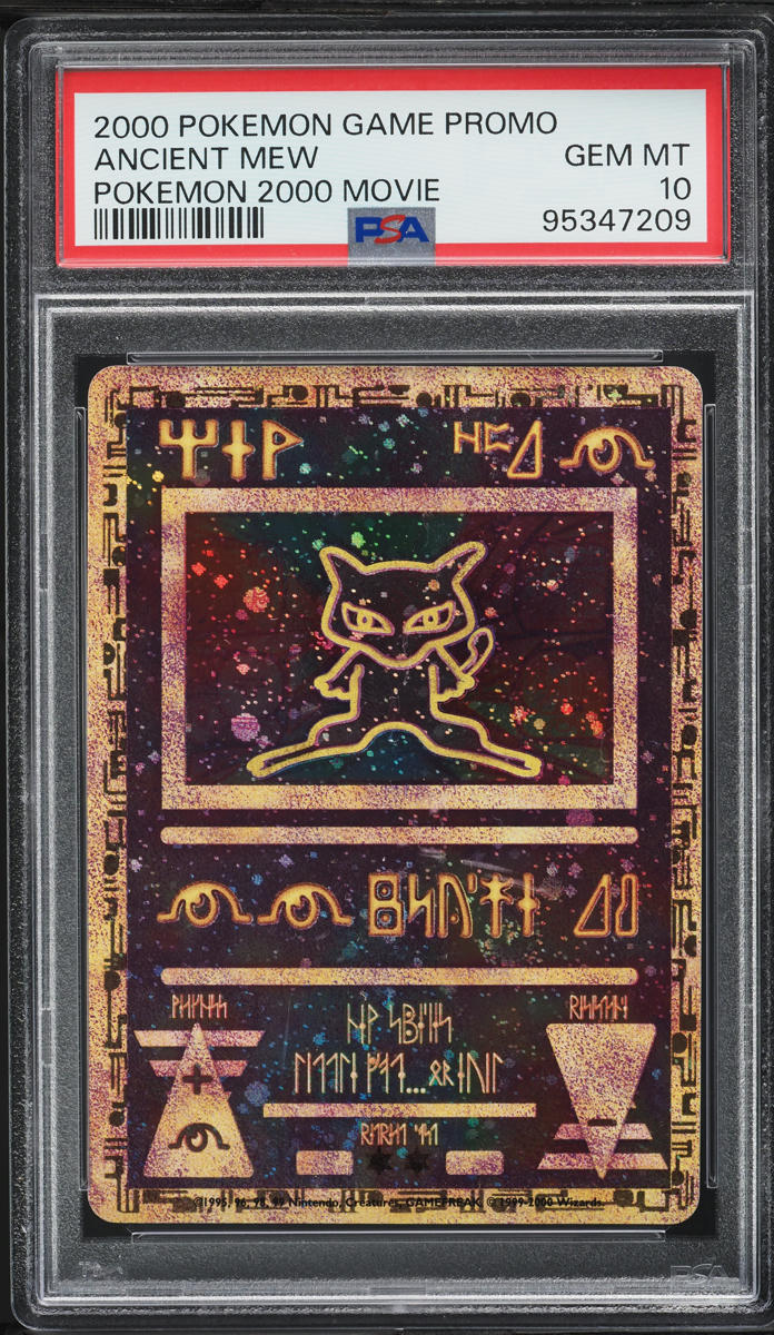 2000 Pokemon Movie Promo Ancient Mew PSA 10 GEM MINT on Fanatics Collect