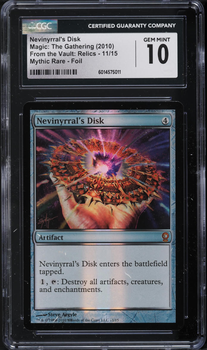 2010 Magic The Gathering MTG From The Vault Relics Foil Nevinyrral's ...