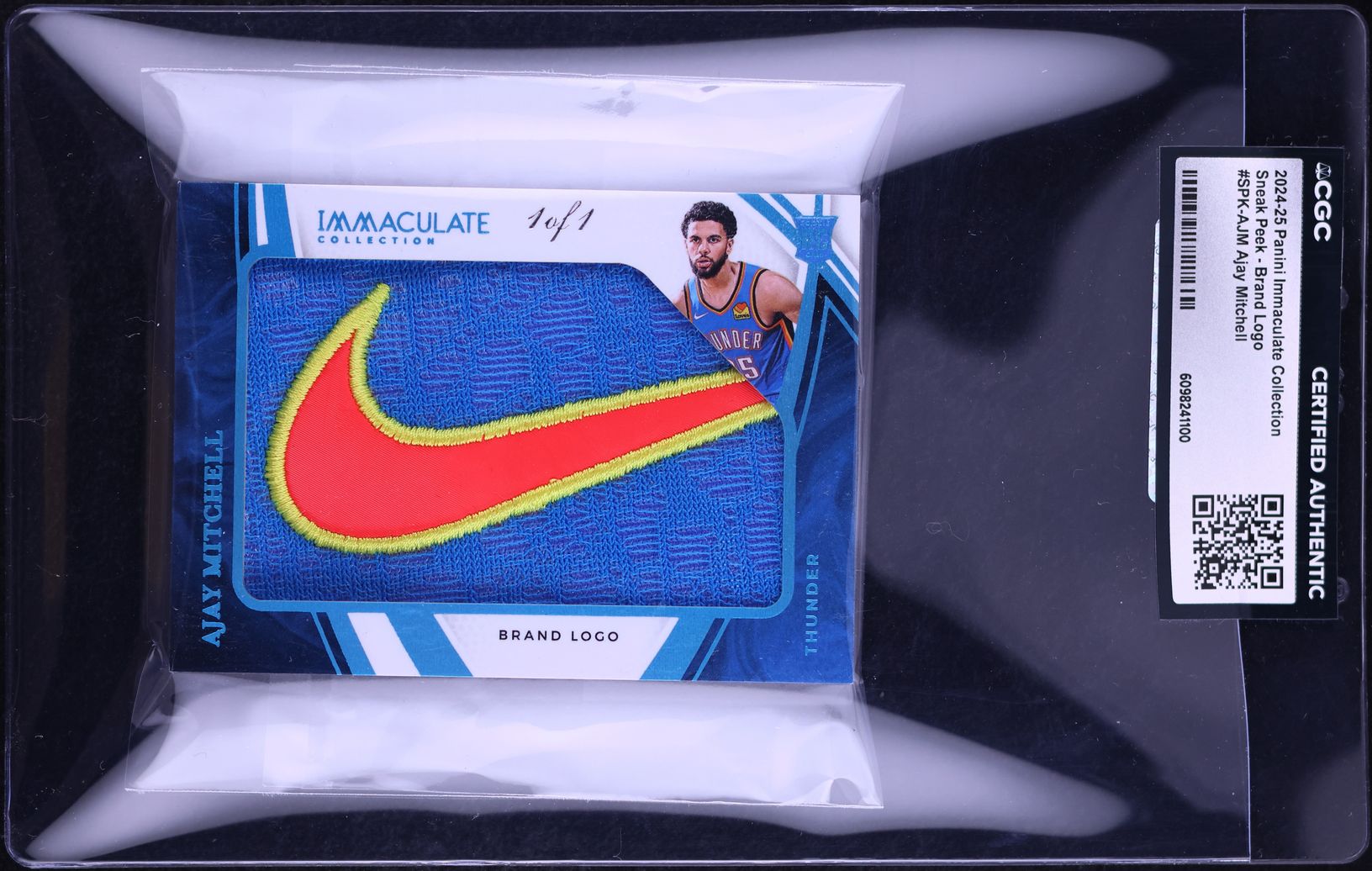 2024 Immaculate Collection Sneak Peek Ajay Mitchell ROOKIE PATCH 1/1 # ...