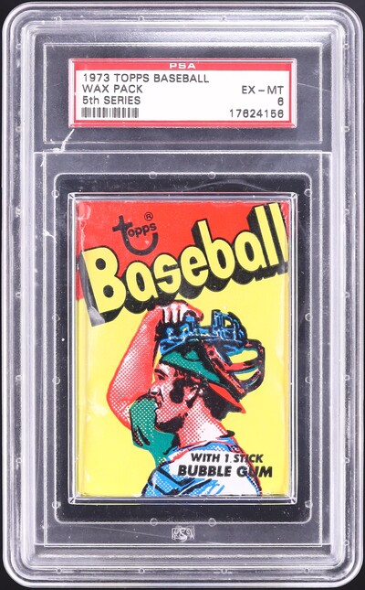 1973 Topps Baseball 5th Series Wax Pack PSA 6 EXMT on Fanatics Collect