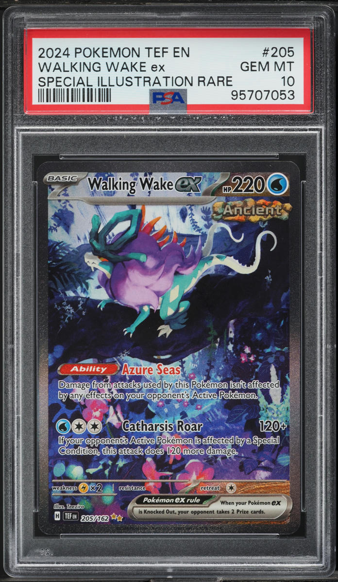 2024 Pokemon SV Temporal Forces Special Illustration Rare Walking Wake ex PSA 10 on Fanatics Collect