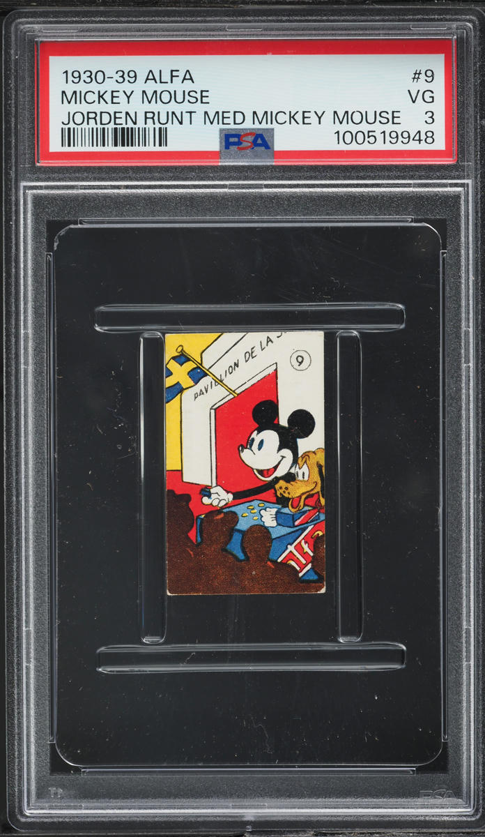 1930 Alfa Jorden Runt Med Mickey Mouse #9 PSA 3 VG on Fanatics Collect