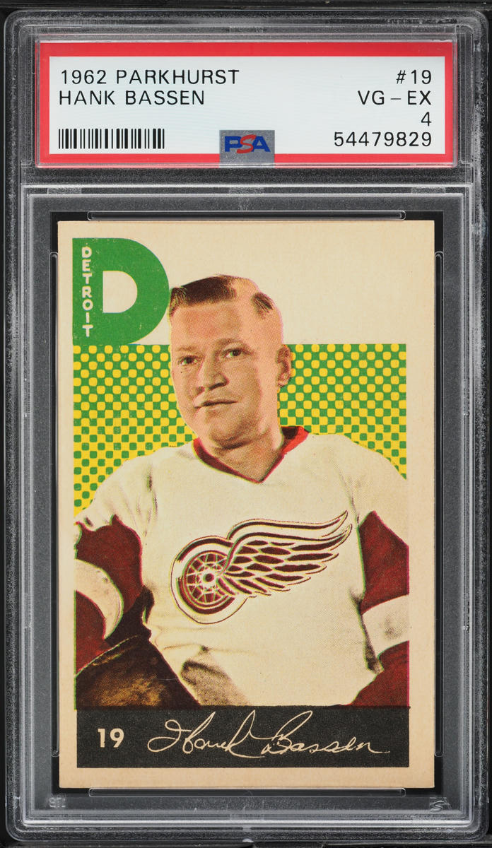 1962 Parkhurst Hank Bassen #19 PSA 4 VGEX on Fanatics Collect