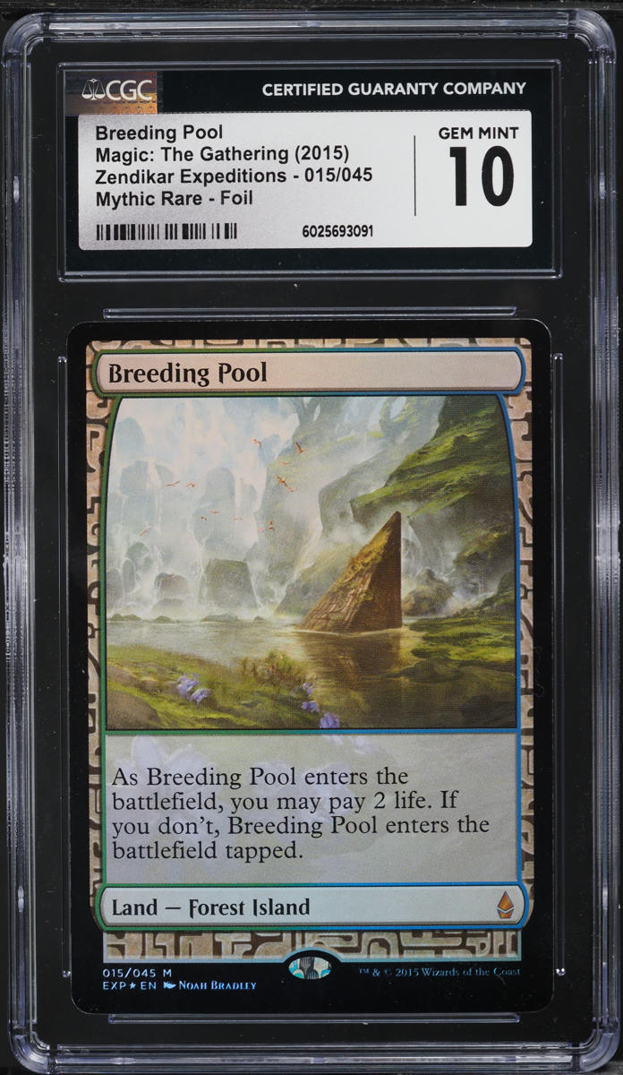 2015 Magic The Gathering MTG Zendikar Expeditions Foil Breeding Pool ...
