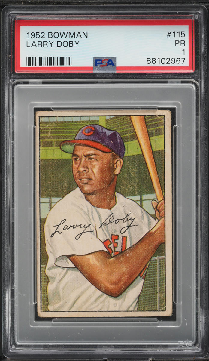 1952 Bowman Larry Doby #115 PSA 1 PR on Fanatics Collect