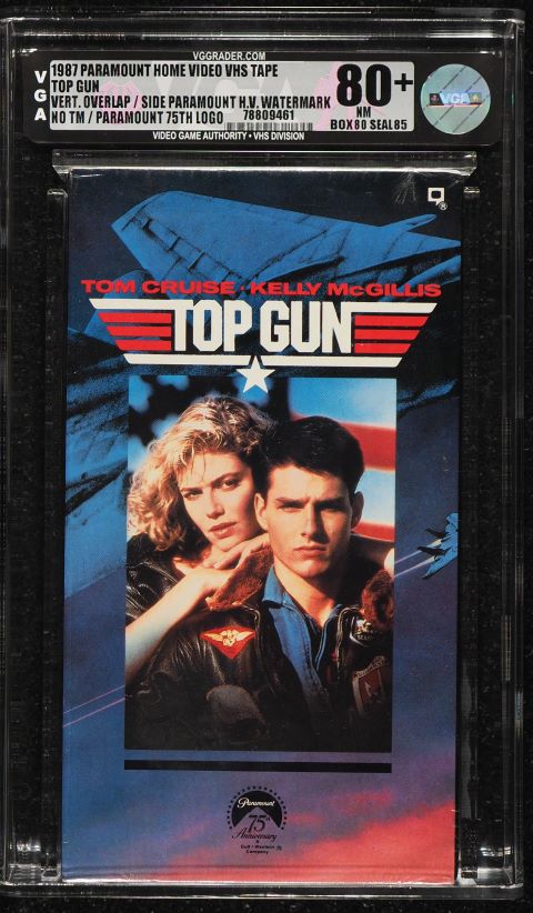 Top Gun [1987] (VHS) VGA 80+ Sealed on Fanatics Collect