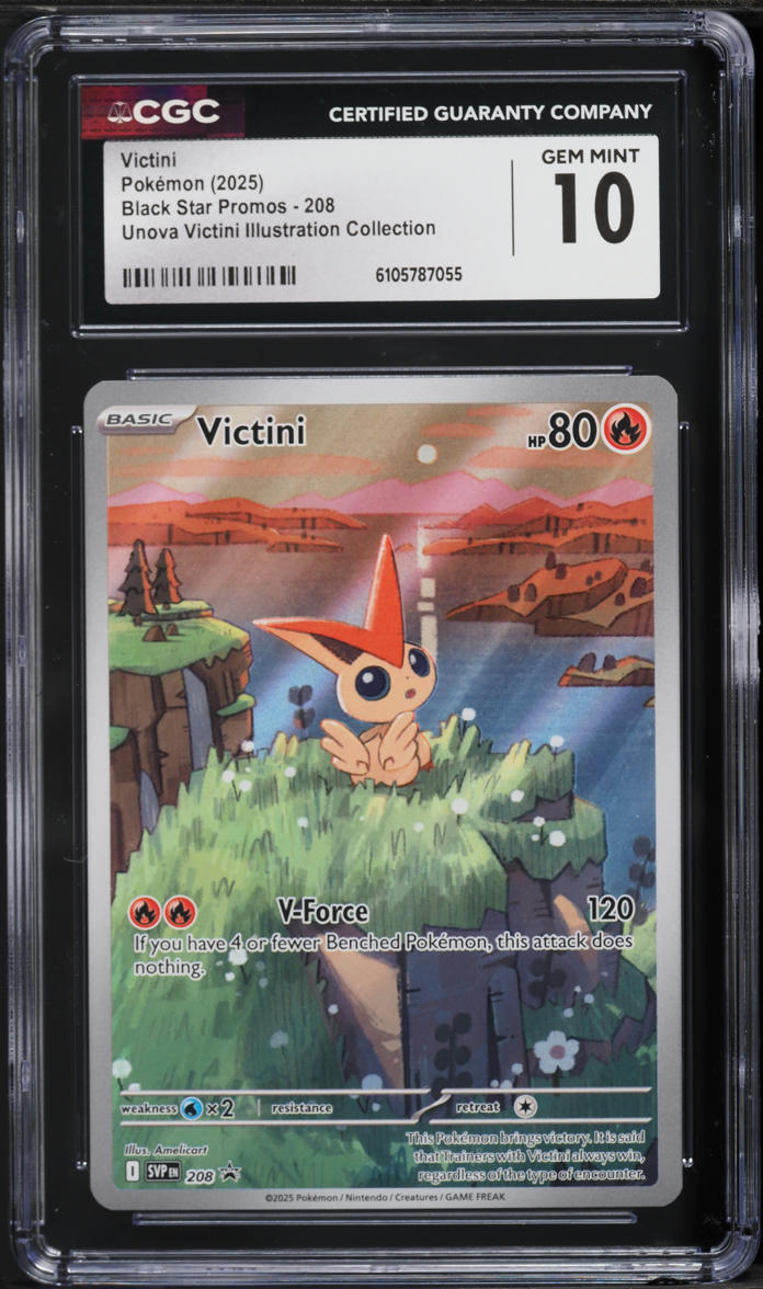 2025 Pokemon SV Promo Unova Illustration Collection Alt Art Victini ...