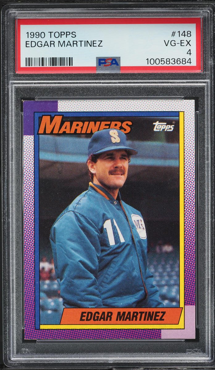 1990 Topps Edgar Martinez #148 PSA 4 VGEX on Fanatics Collect
