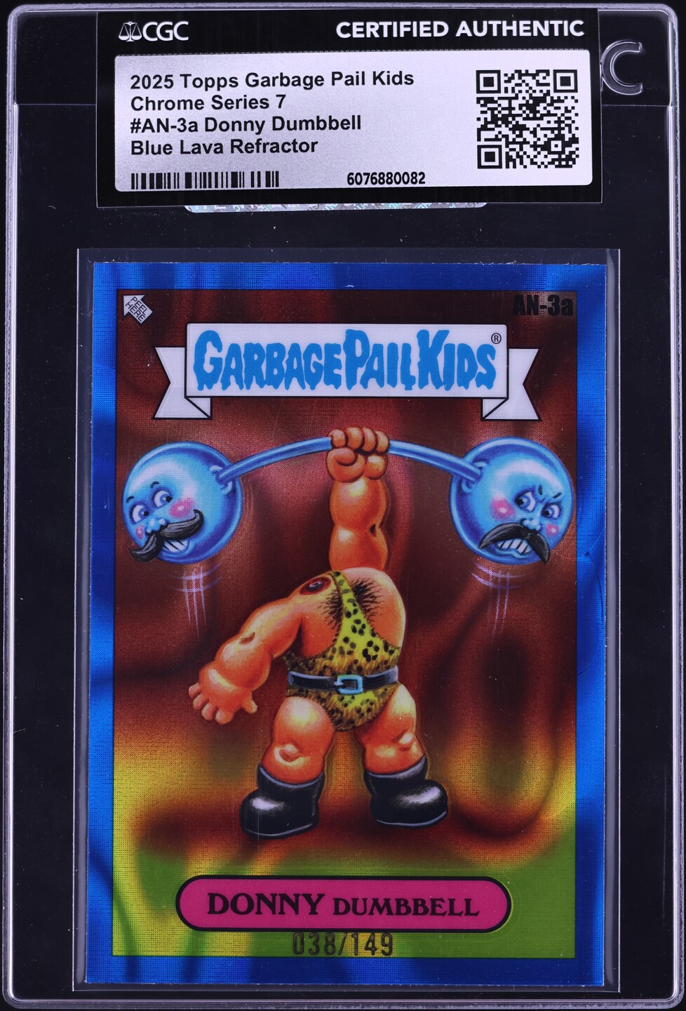 2025 Topps Chrome Garbage Pail Kids Blue Lava Ref. Donny Dumbbell /149 ...