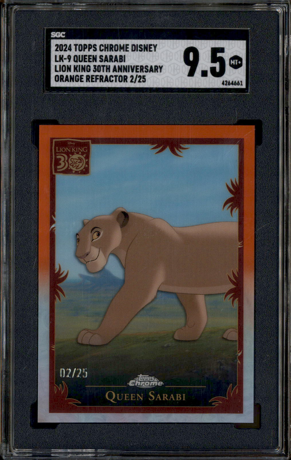 2024 Topps Disney Lion King 30th Anniversary Orange Queen Sarabi /25 ...