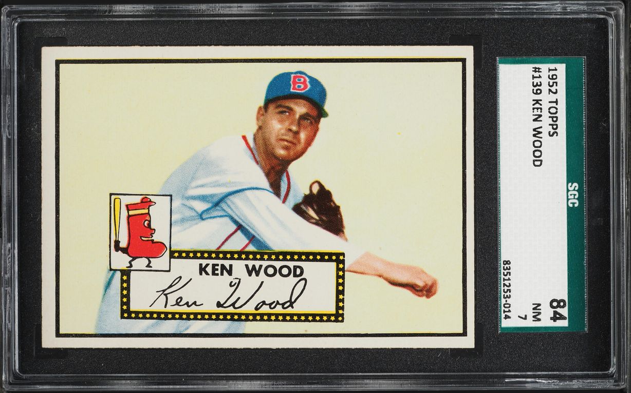 1952 Topps Ken Wood #139 SGC 7 NRMT on Fanatics Collect