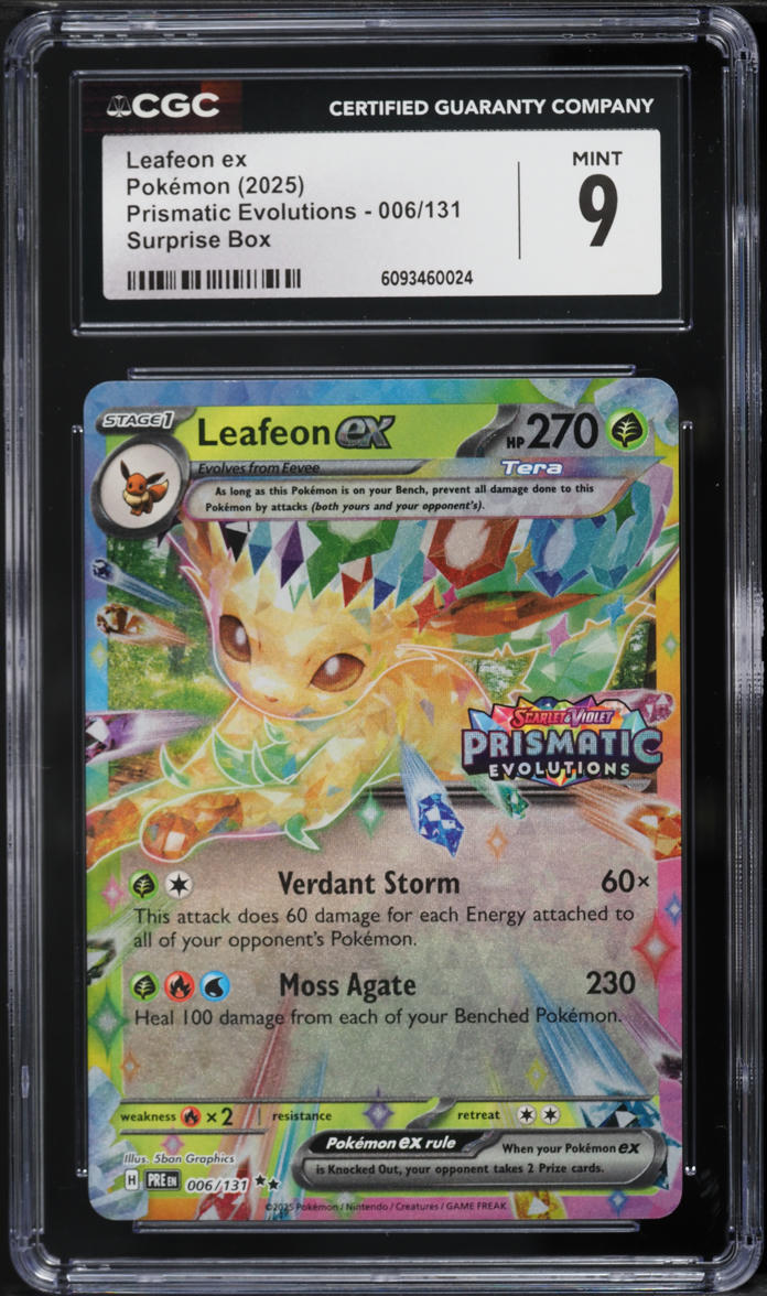 2025 Pokemon Scarlet & Violet Prismatic Evolutions Surprise Box Holo ...
