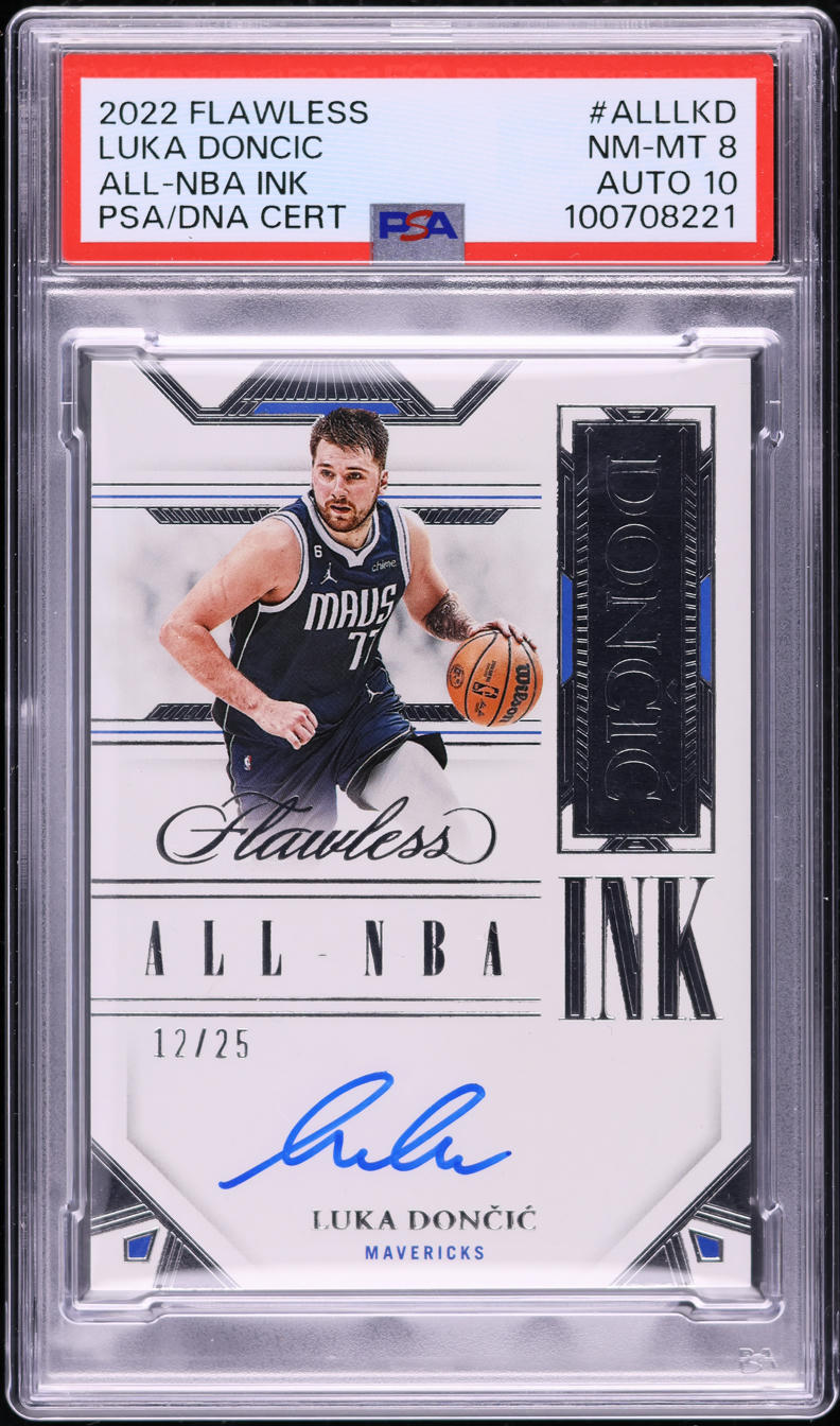 2022 Panini Flawless All-NBA Ink Luka Doncic AUTO DNA 10 /25 #ALLLKD ...