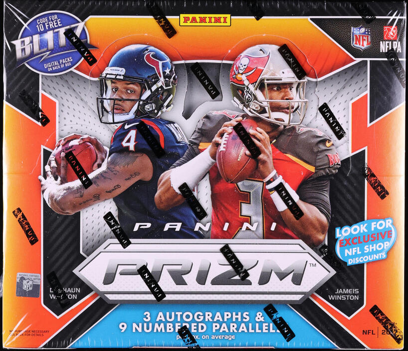 2017 Panini Prizm Football Sealed Hobby Box, 12ct Packs, Mahomes ROOKIE ...