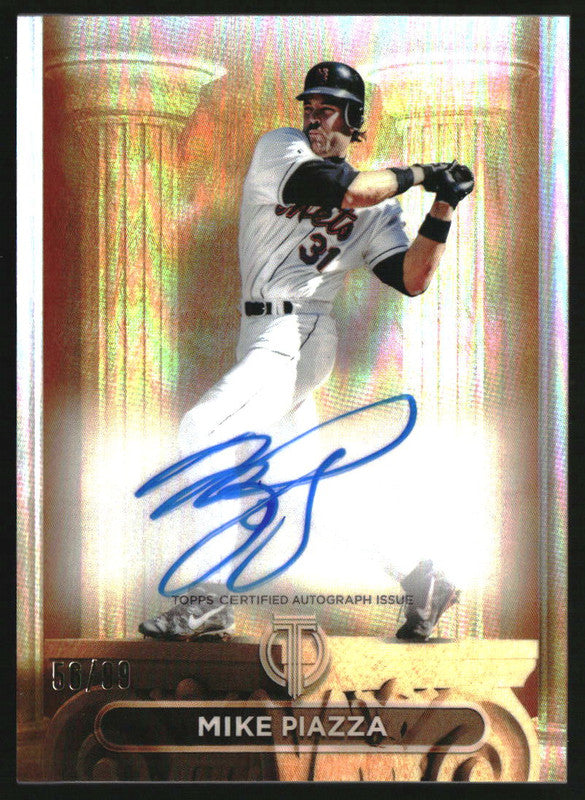 2024 Topps Tribute Pillars of the Game Autographs #PTGA-MP Mike Piazza ...