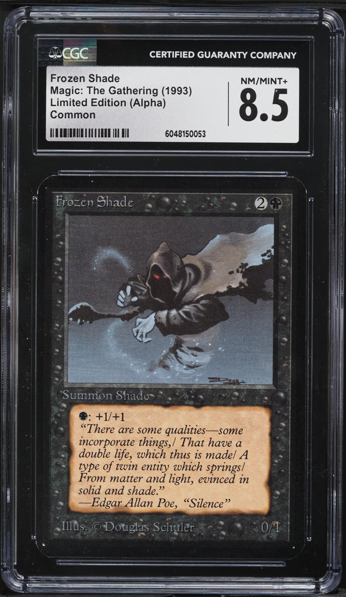 1993 Magic The Gathering MTG Alpha Frozen Shade CGC 8.5 NM-MT+ on ...