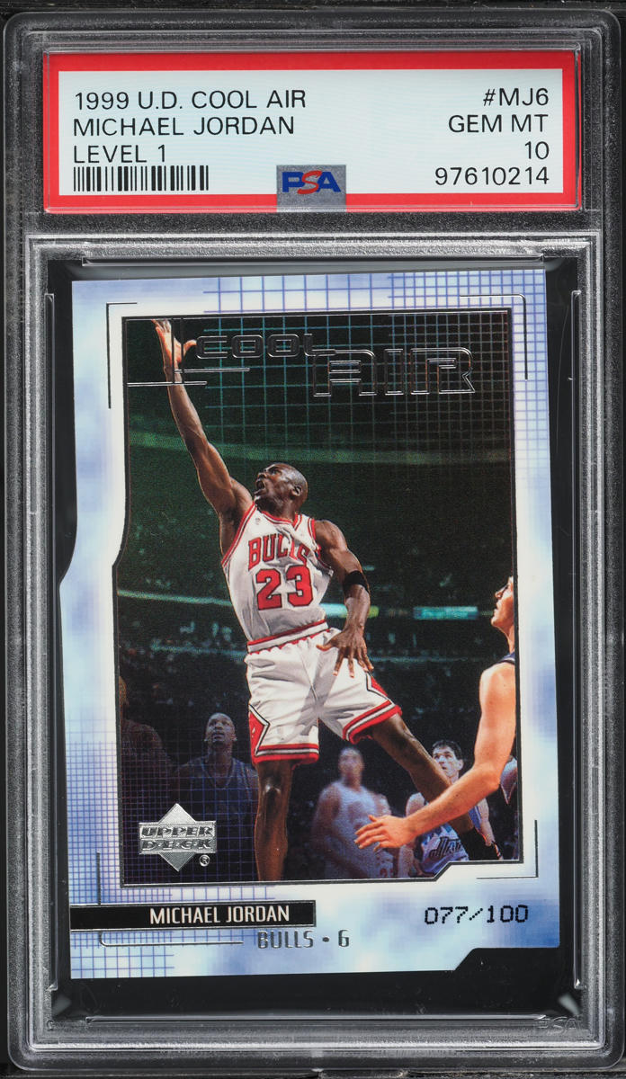 1999 Upper Deck Cool Air Level 1 Michael Jordan /100 #MJ6 PSA 10 GEM ...