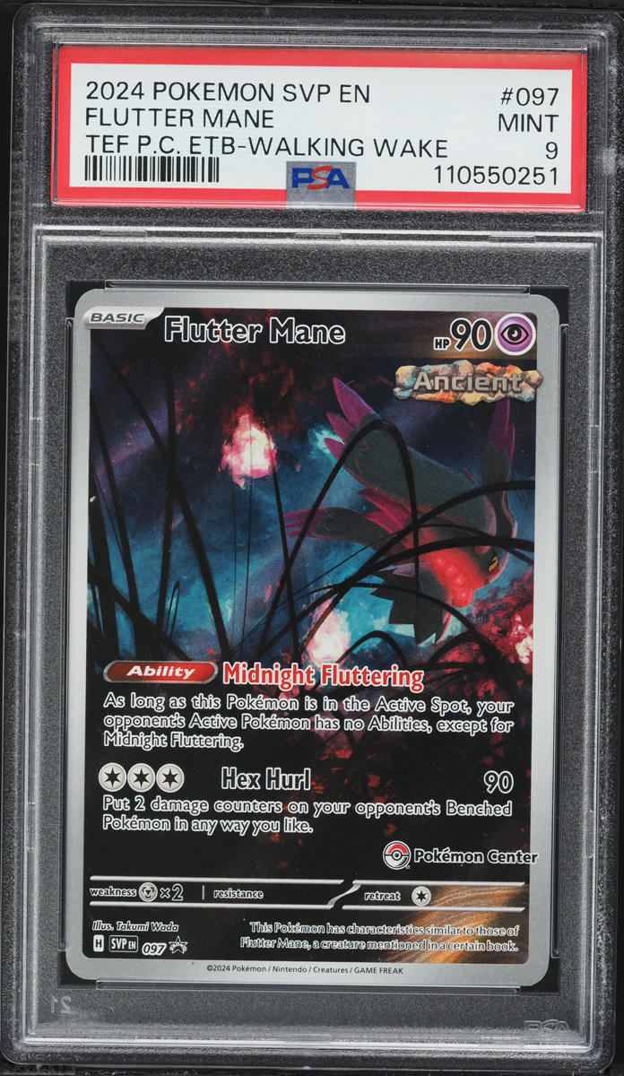 2024 Pokemon Scarlet & Violet Pokemon Center Promo Alt Art Flutter Mane ...