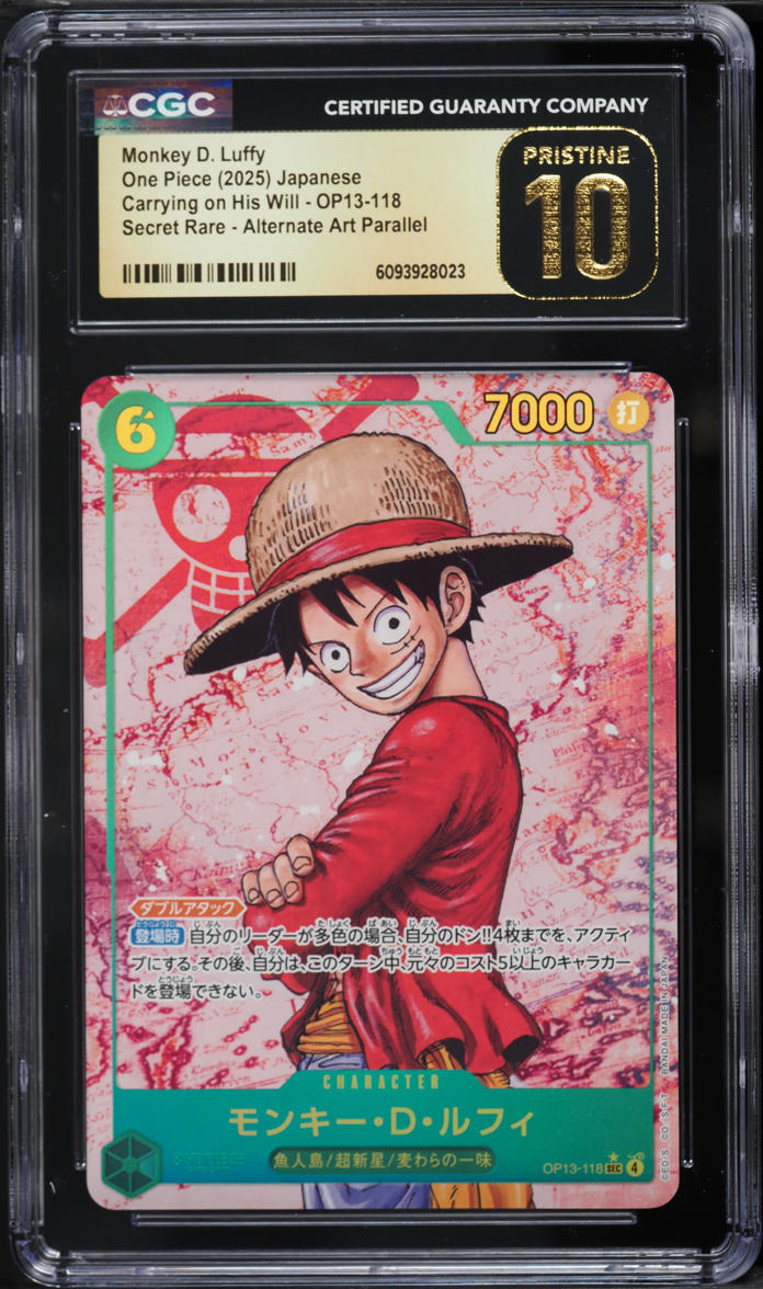 2025 One Piece Japanese Carrying On His Will Alt Art Monkey D. Luffy # ...