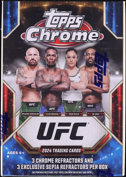 2024 Topps Chrome UFC Sealed Blaster Box on Fanatics Collect