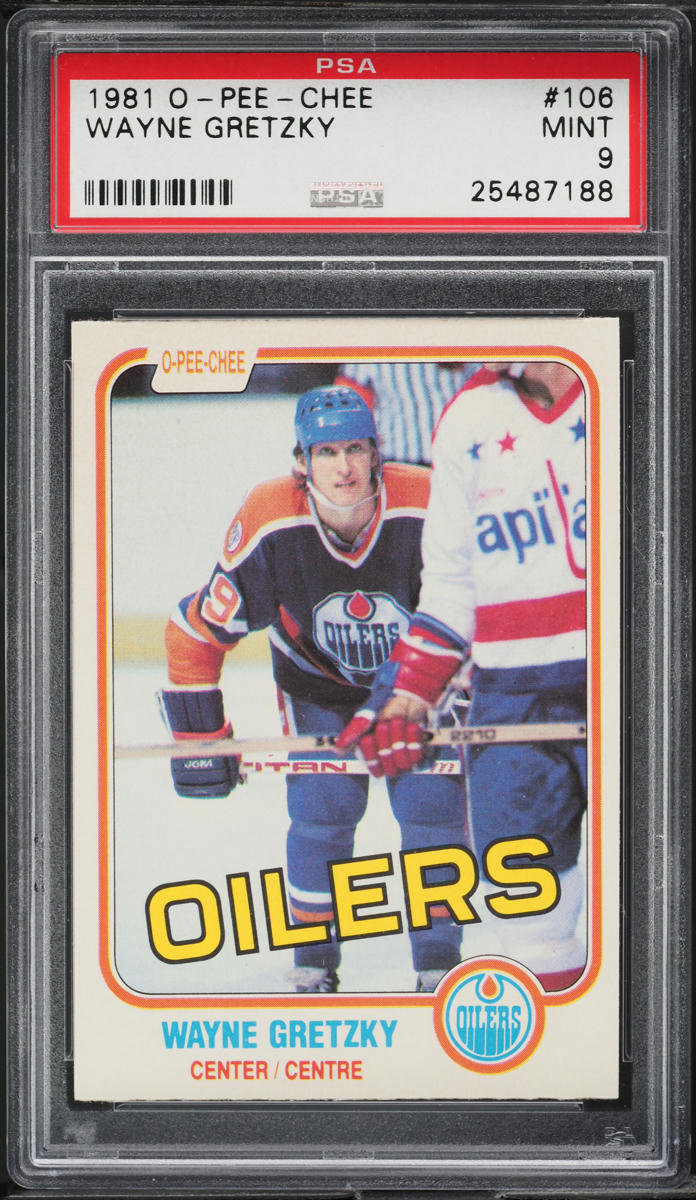 1981 O-Pee-Chee Hockey Wayne Gretzky #106 PSA 9 MINT on Fanatics Collect