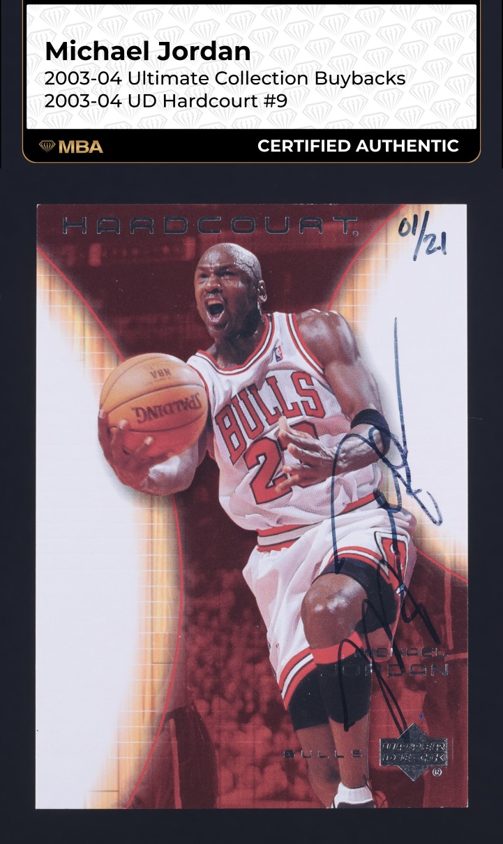2003 Ultimate Collection Buybacks Hardcourt Michael Jordan AUTO 1/21 ...