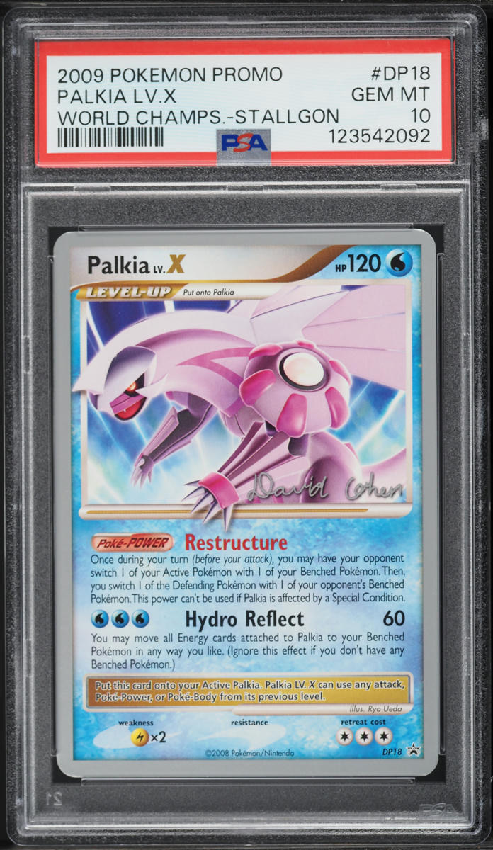 2009 Pokemon World Championships Promo Stallgon Palkia LV.X #DP18 PSA ...