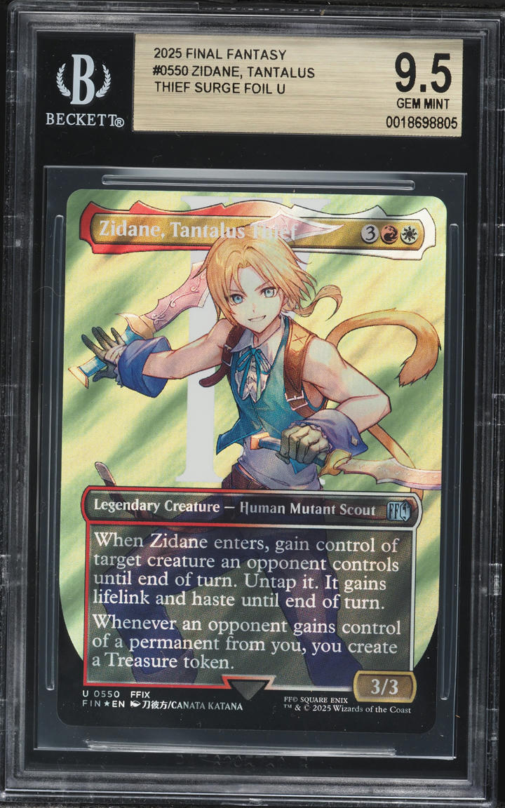 2025 MTG Final Fantasy Zidane, Tantalus Thief Borderless Surge Foil U ...