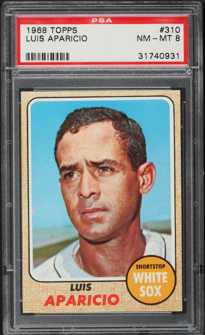 1968 Topps Luis Aparicio #310 PSA 8 NM-MT on Fanatics Collect