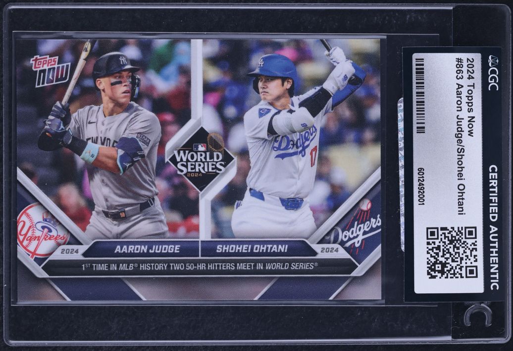 2024 Topps Now Aaron Judge Shohei Ohtani #863 CGC AUTH on Fanatics Collect