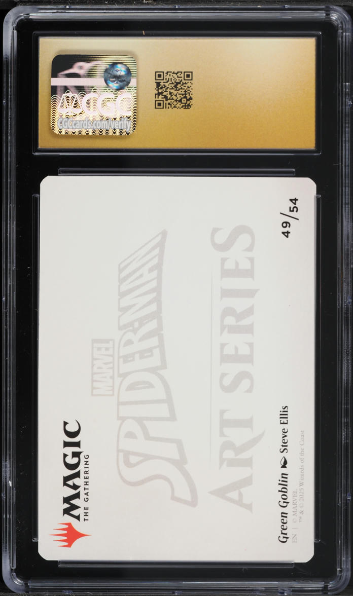 2025 Magic The Gathering MTG Art Series: Marvel's Spider-Man Green ...