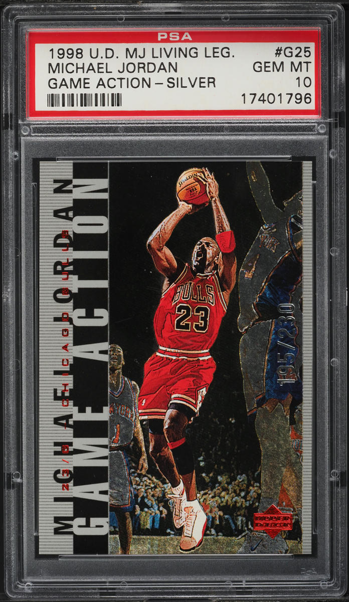 1998 UD MJ Living Legend Game Action Silver Michael Jordan /230 #G25 ...