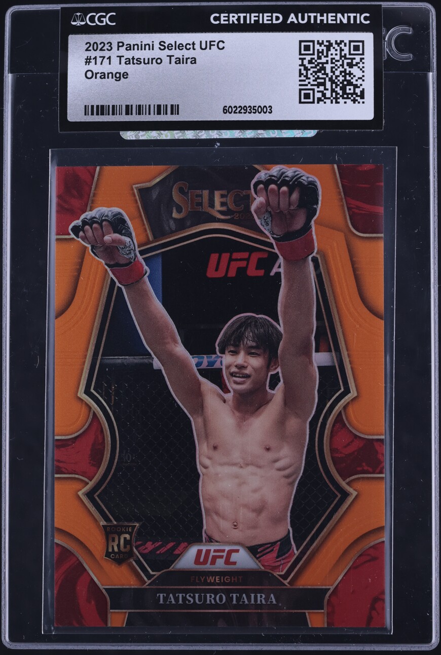 2023 Select Premier Level UFC Orange Tatsuro Taira ROOKIE /49 #171 CGC ...