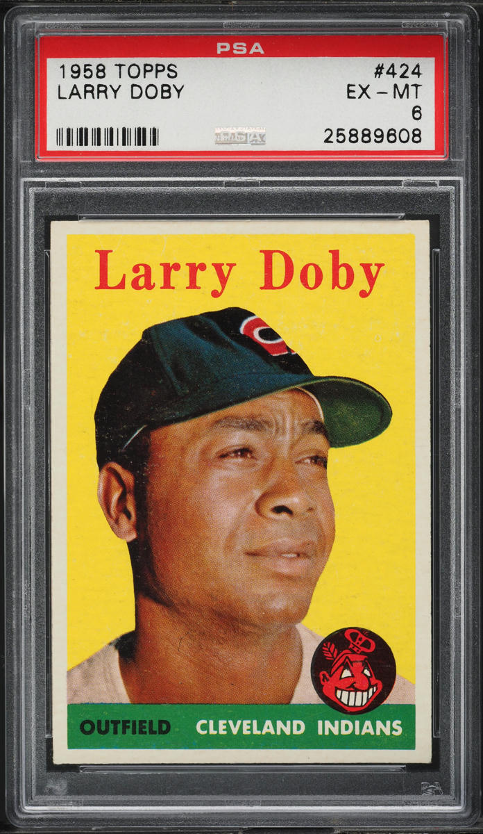 1958 Topps Larry Doby #424 PSA 6 EXMT on Fanatics Collect