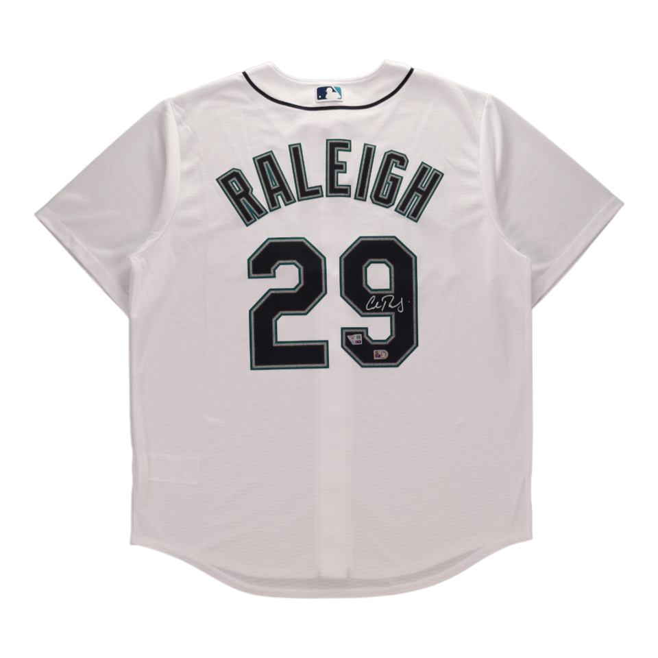 Cal Raleigh Signed Autographed Seattle Mariners Jersey - Fanatics AUTH ...