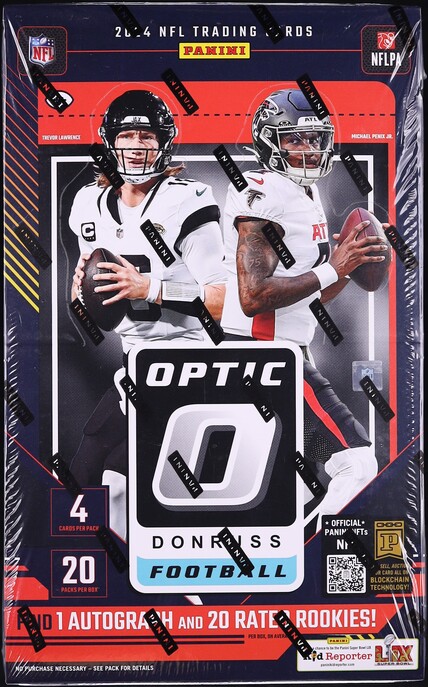 2024 Donruss Optic Football Sealed Hobby Box, 20ct Packs on Fanatics ...