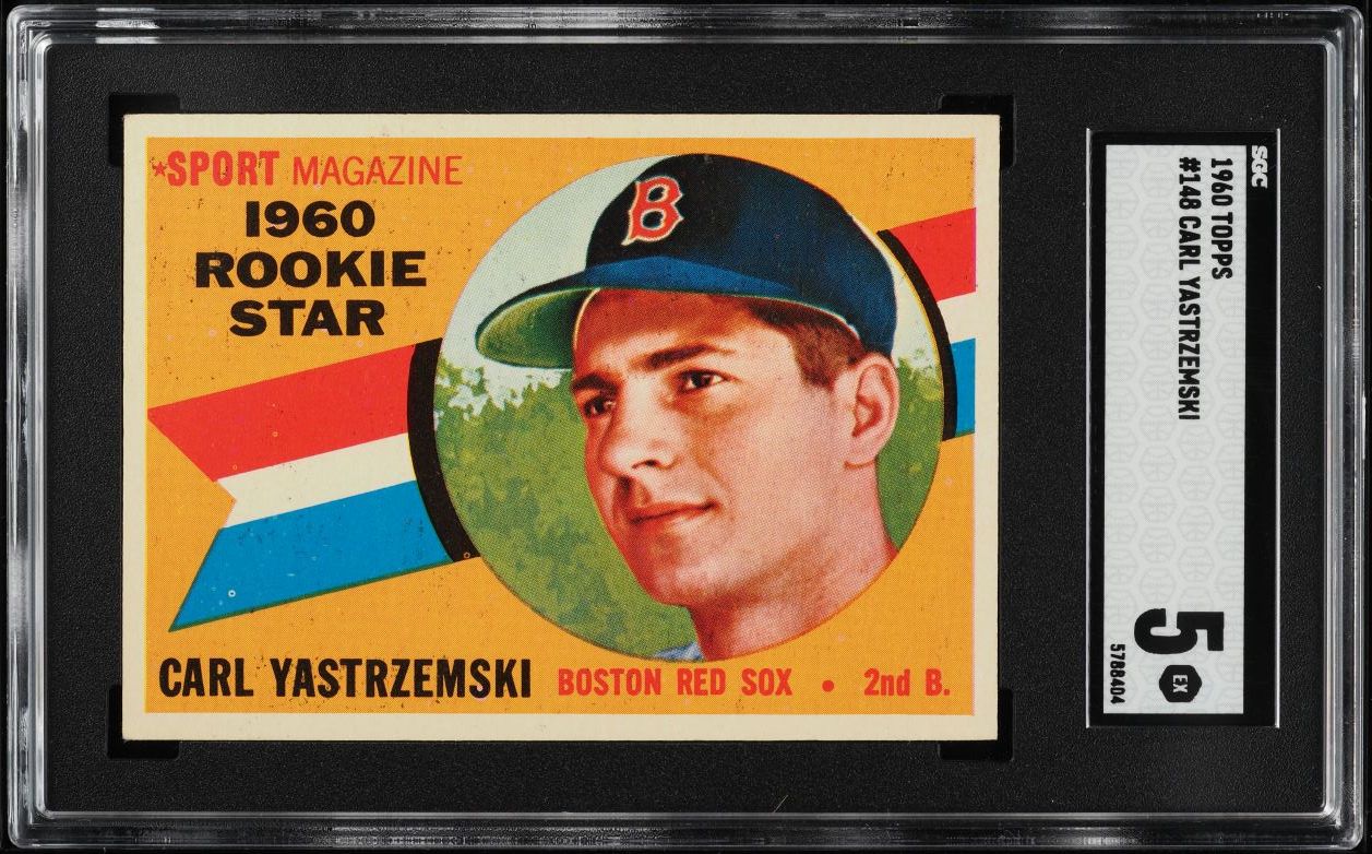 1960 Topps Carl Yastrzemski ROOKIE #148 SGC 5 EX on Fanatics Collect