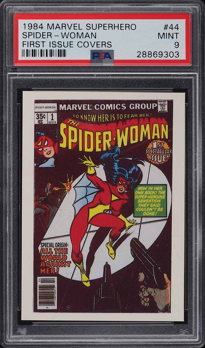 1984 Marvel Superhero First Issue Covers Spider-Woman #44 PSA 9 MINT on ...
