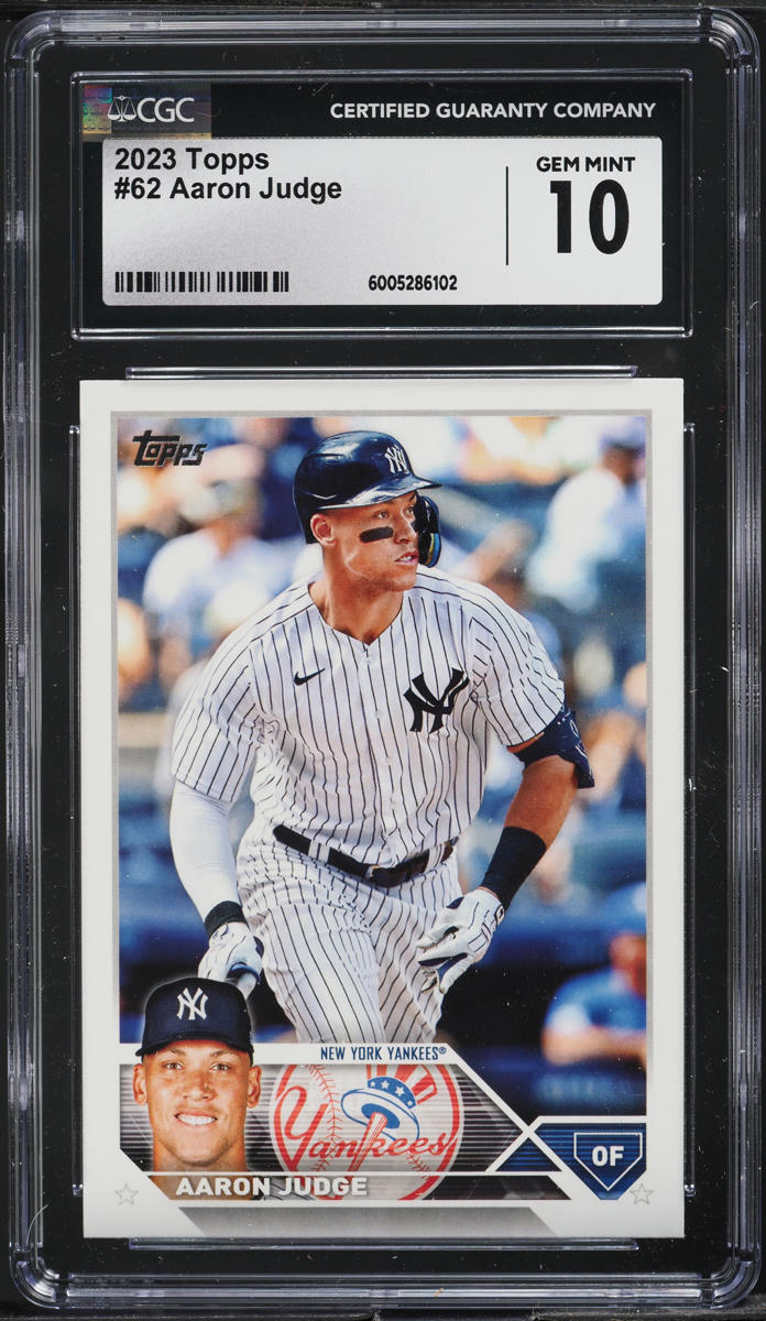 2023 Topps Aaron Judge #62 CGC 10 GEM MINT on Fanatics Collect