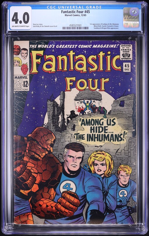 Fantastic Four #45 (Marvel, 1965) CGC 4.0 Off-White To White Pages on ...