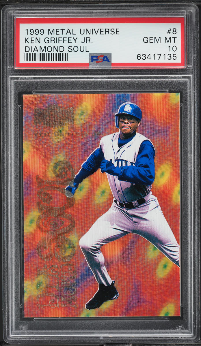 1999 Metal Universe Diamond Soul Ken Griffey Jr. #8 PSA 10 GEM MINT on ...