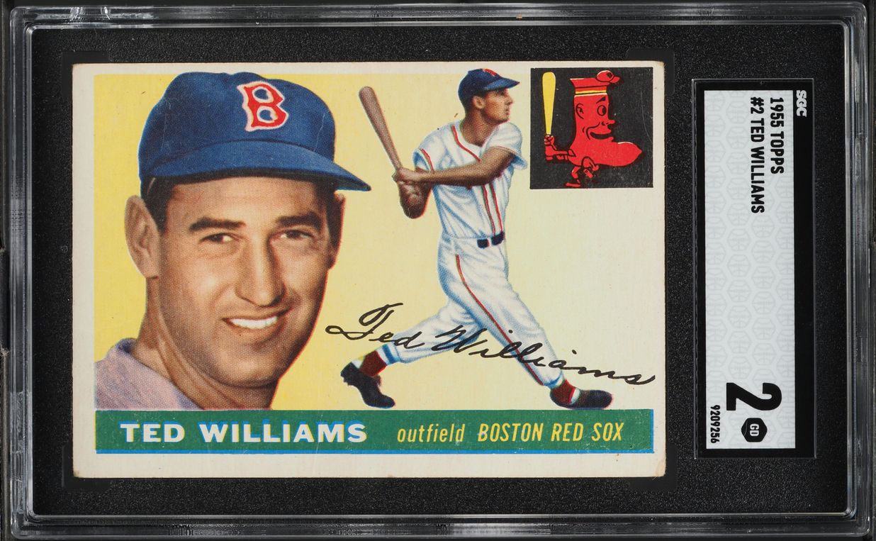 1955 Topps Ted Williams #2 SGC 2 GD on Fanatics Collect