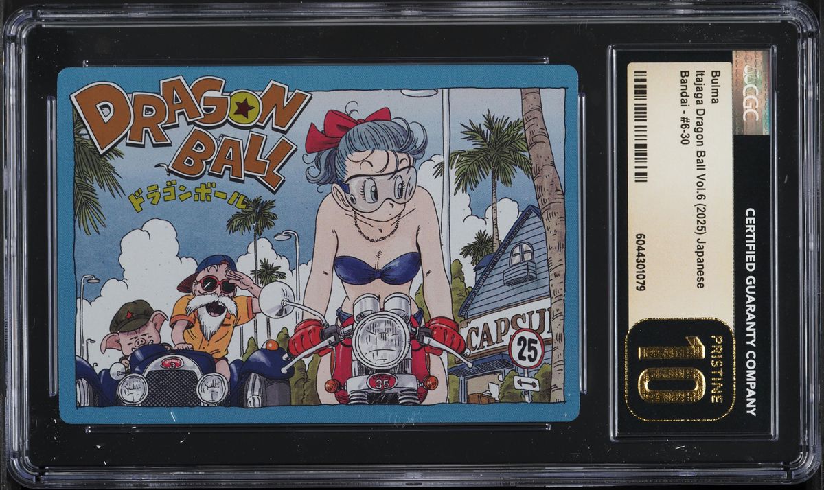 2025 Dragon Ball Japanese Itajaga Vol.6 Bulma #6-30 CGC 10 PRISTINE on ...