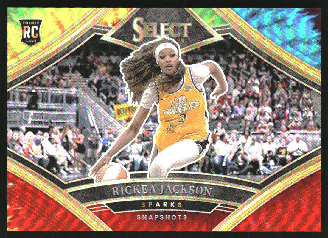 2024 Select WNBA Snapshots Tie Dye Prizms #16 Rickea Jackson RC Rookie ...