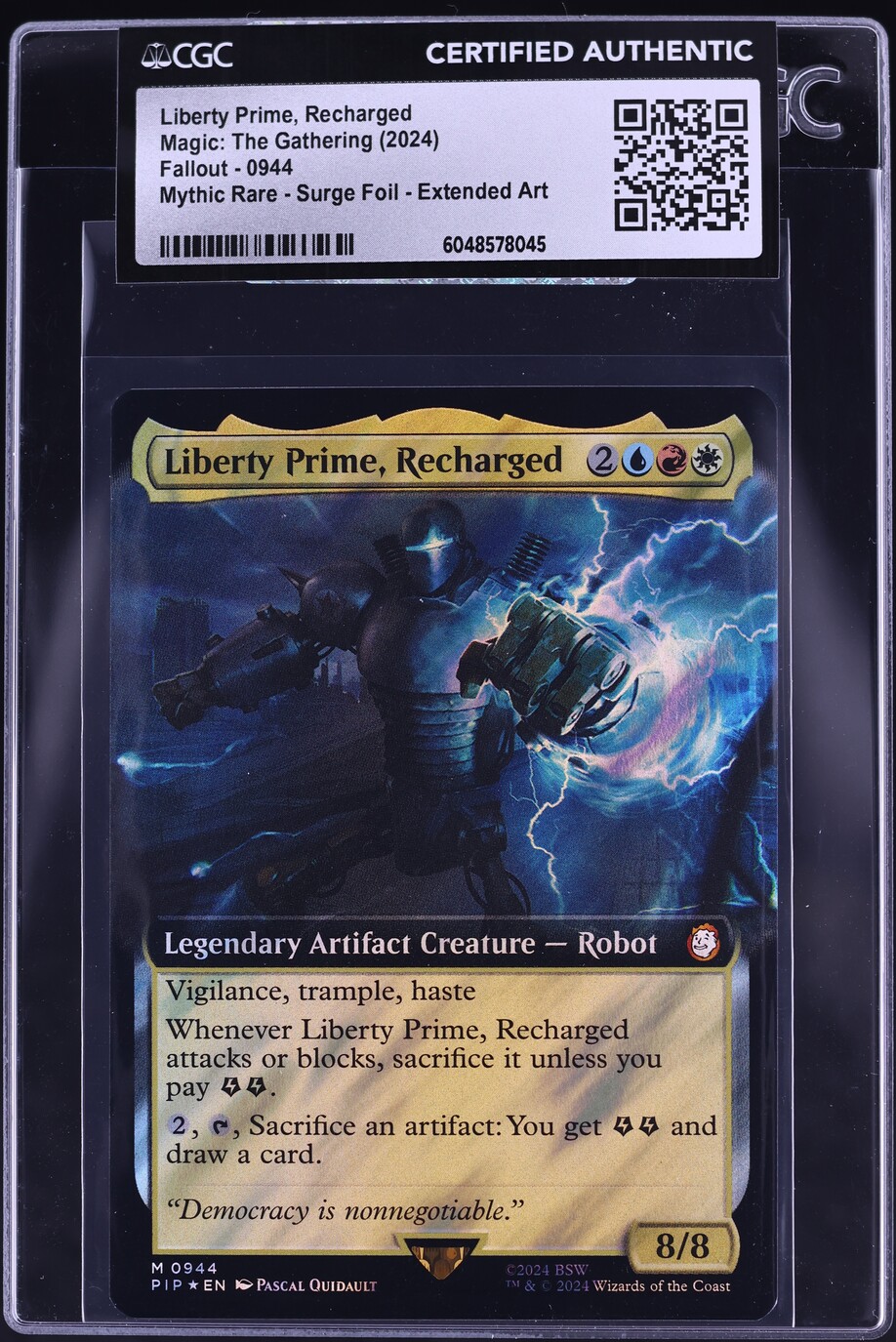 2024 Magic The Gathering Fallout Foil Liberty Prime, Recharged #0944 ...